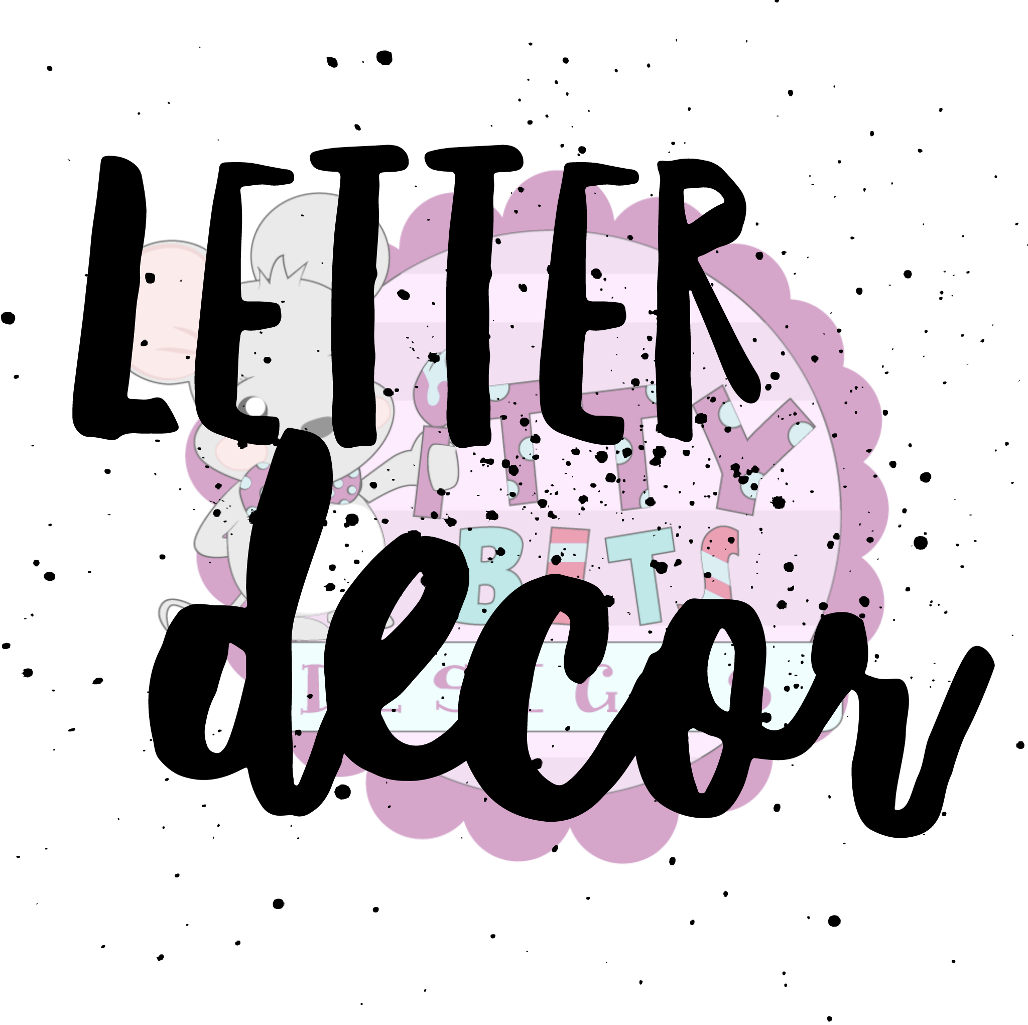 Custom Letter/Number Decor – Itty Bits Designs